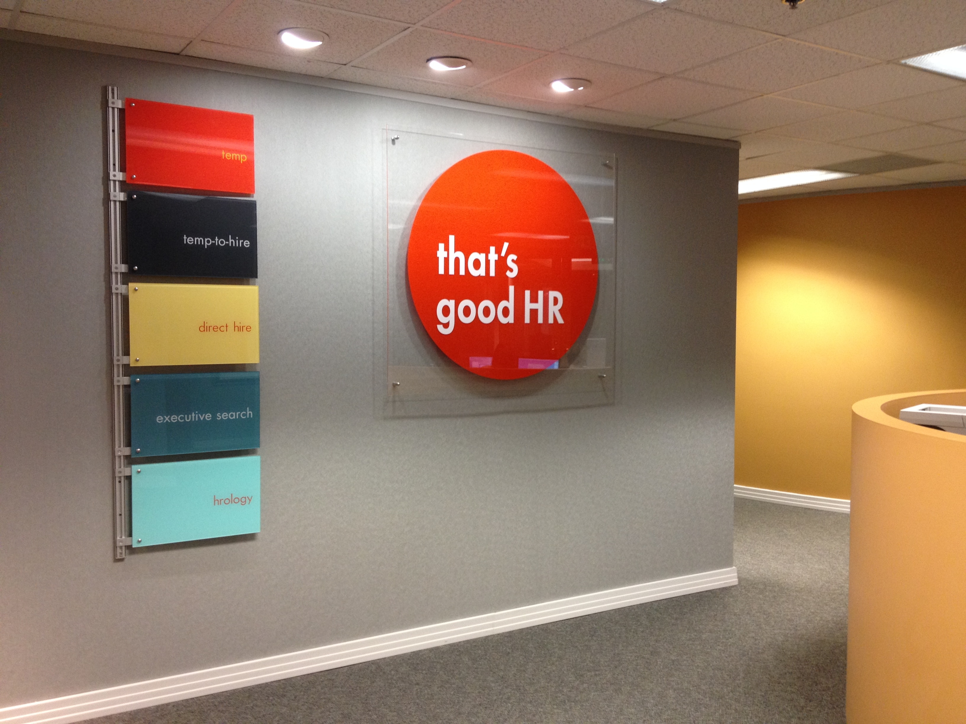 Custom-Designed Corporate Interior Signs in Indianapolis