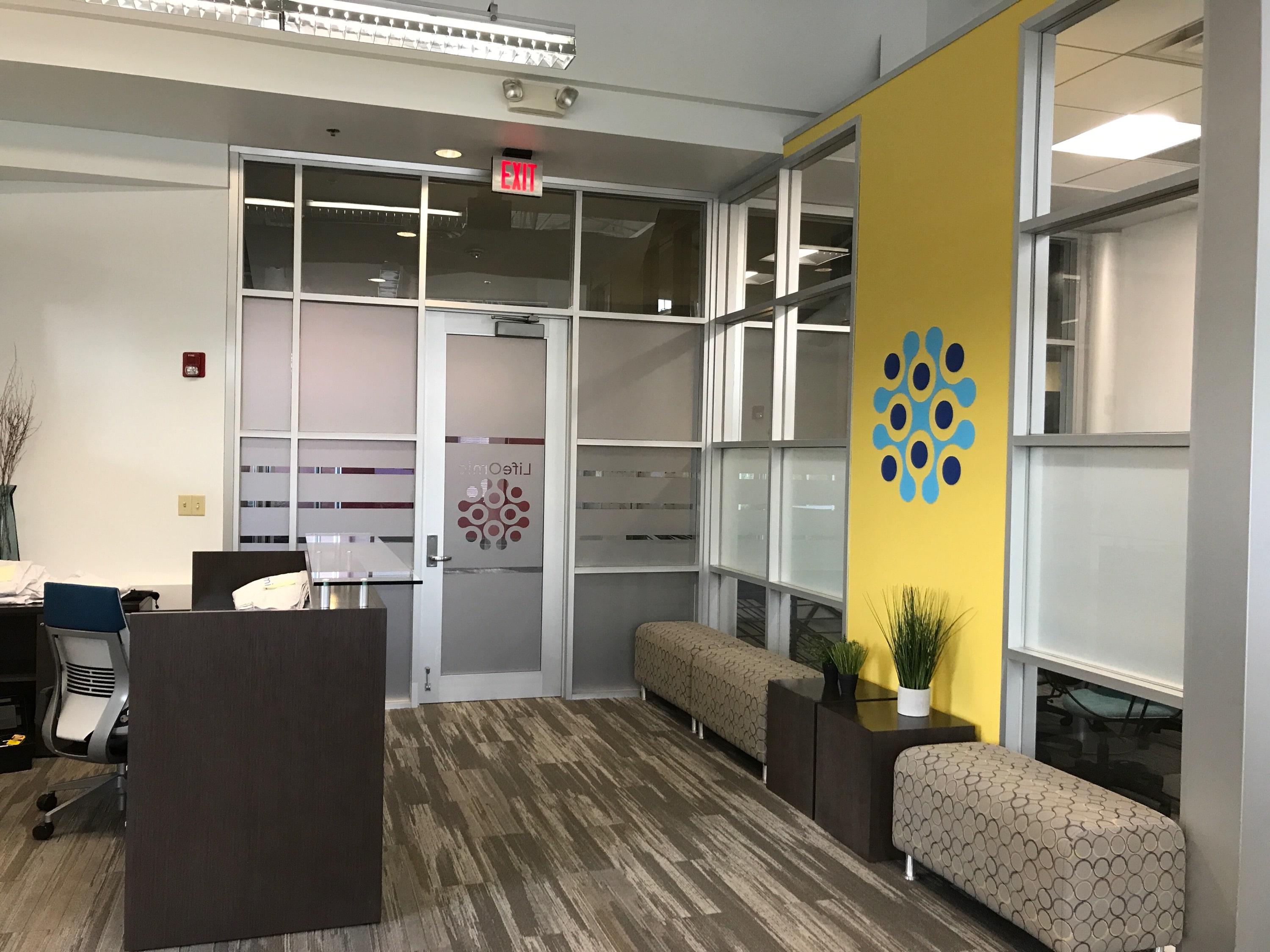 Custom Corporate Window Frosting Designs in Indianapolis